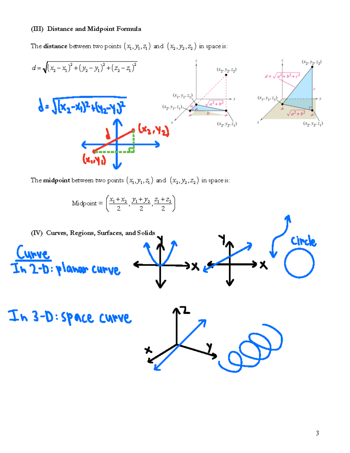 Distance and Midpoint Formula - Studocu