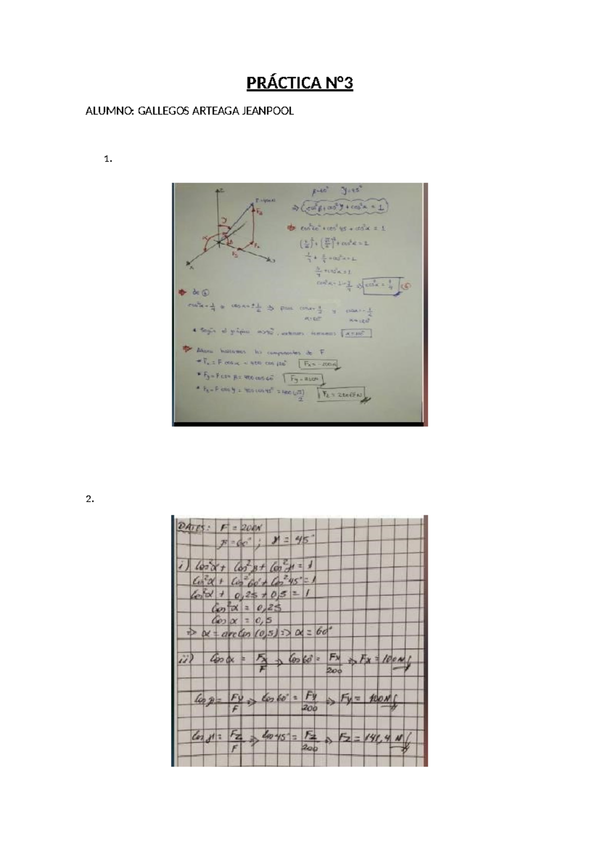 Práctica N3 verdad - practica fisica 1 - fisica 1 - PRÁCTICA N° ALUMNO ...