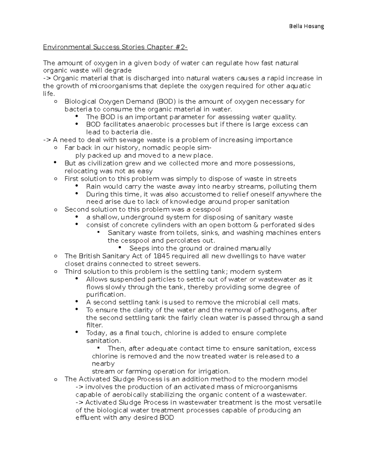 Discussion Points 2-14 - Bella Hosang Environmental Success Stories ...