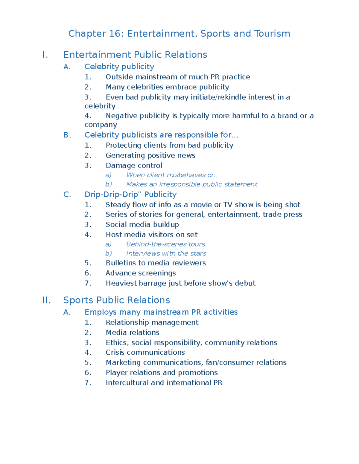 Chp 16 Entertainment, Sports and Tourism - Entertainment Public ...