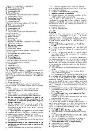 Cpale - Syllabus - Effective October 2022 - ANNEX “A” THE CPA LICENSURE ...