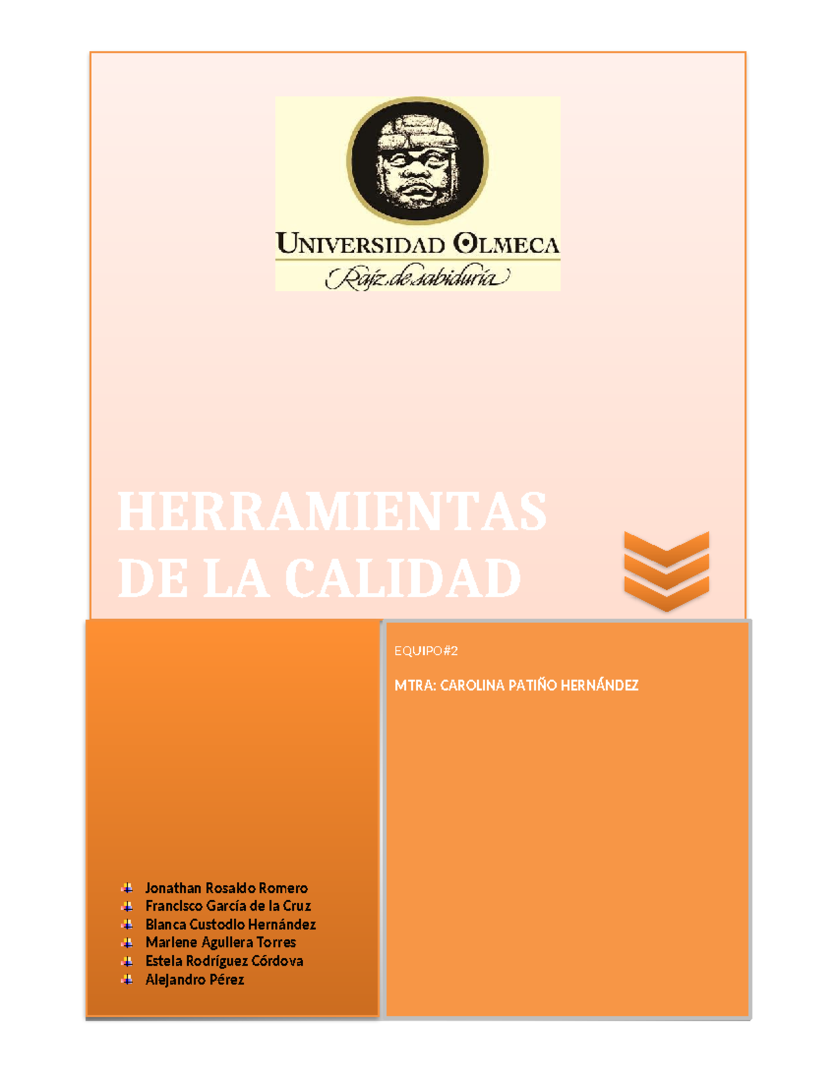 Herramientas DE LA Calidad - HERRAMIENTAS DE LA CALIDAD Jonathan ...