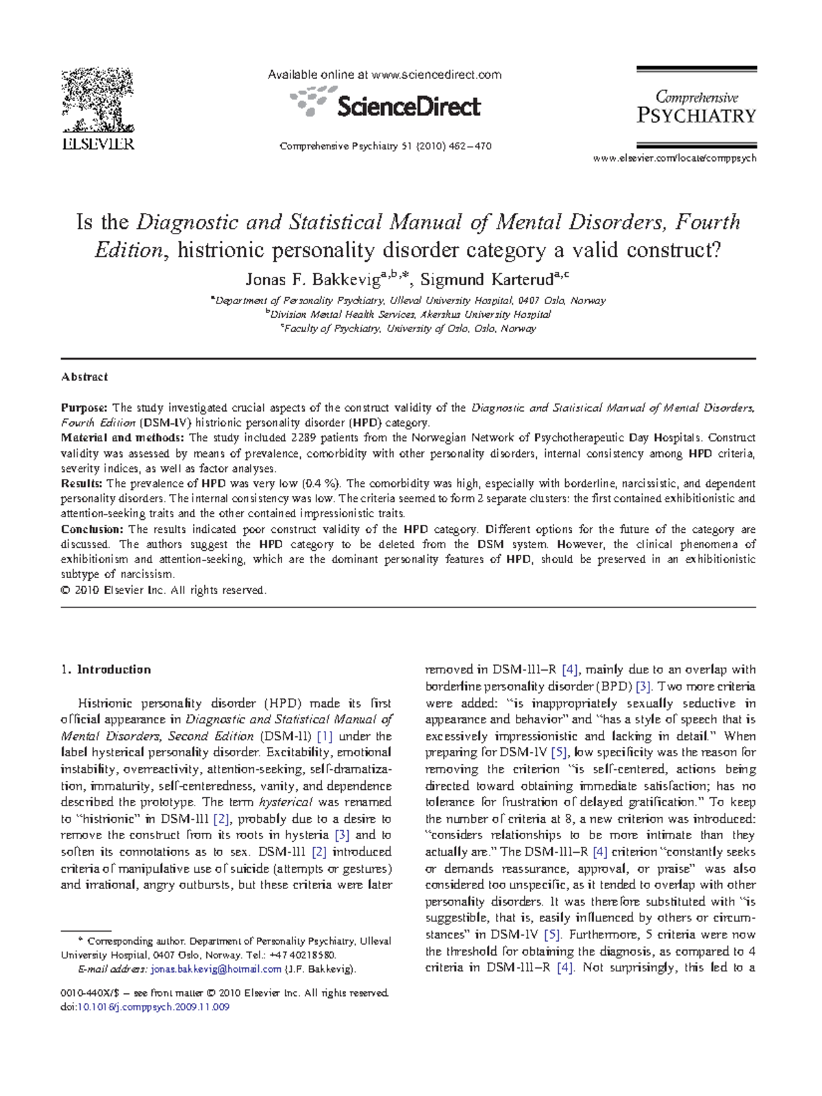 1-s2 - Paper - Is the Diagnostic and Statistical Manual of Mental ...