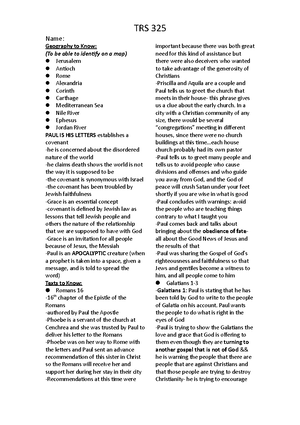 TRS Response 2 - Heroic Actions of Saint Thecla TRS 325 51 Response 3 2 ...