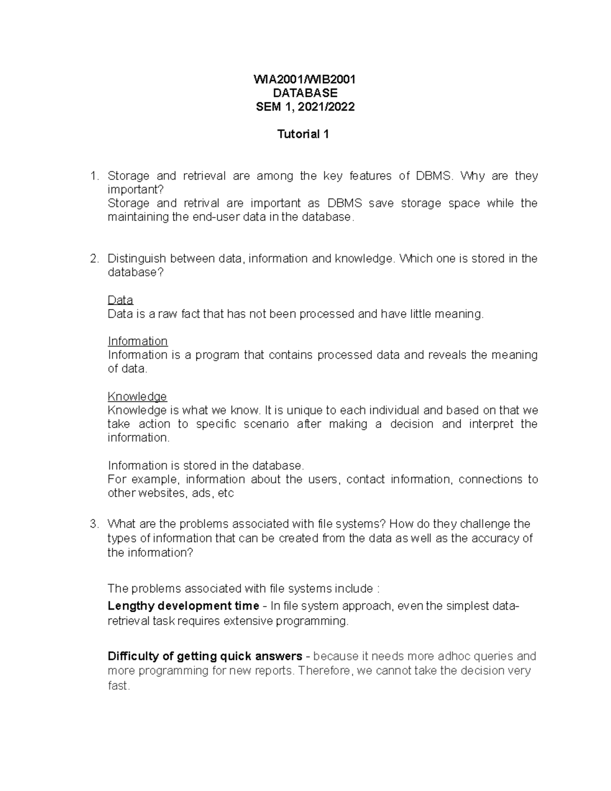 Db Tutorial 2 Other Wia2001wib Database Sem 1 2021 Tutorial 1