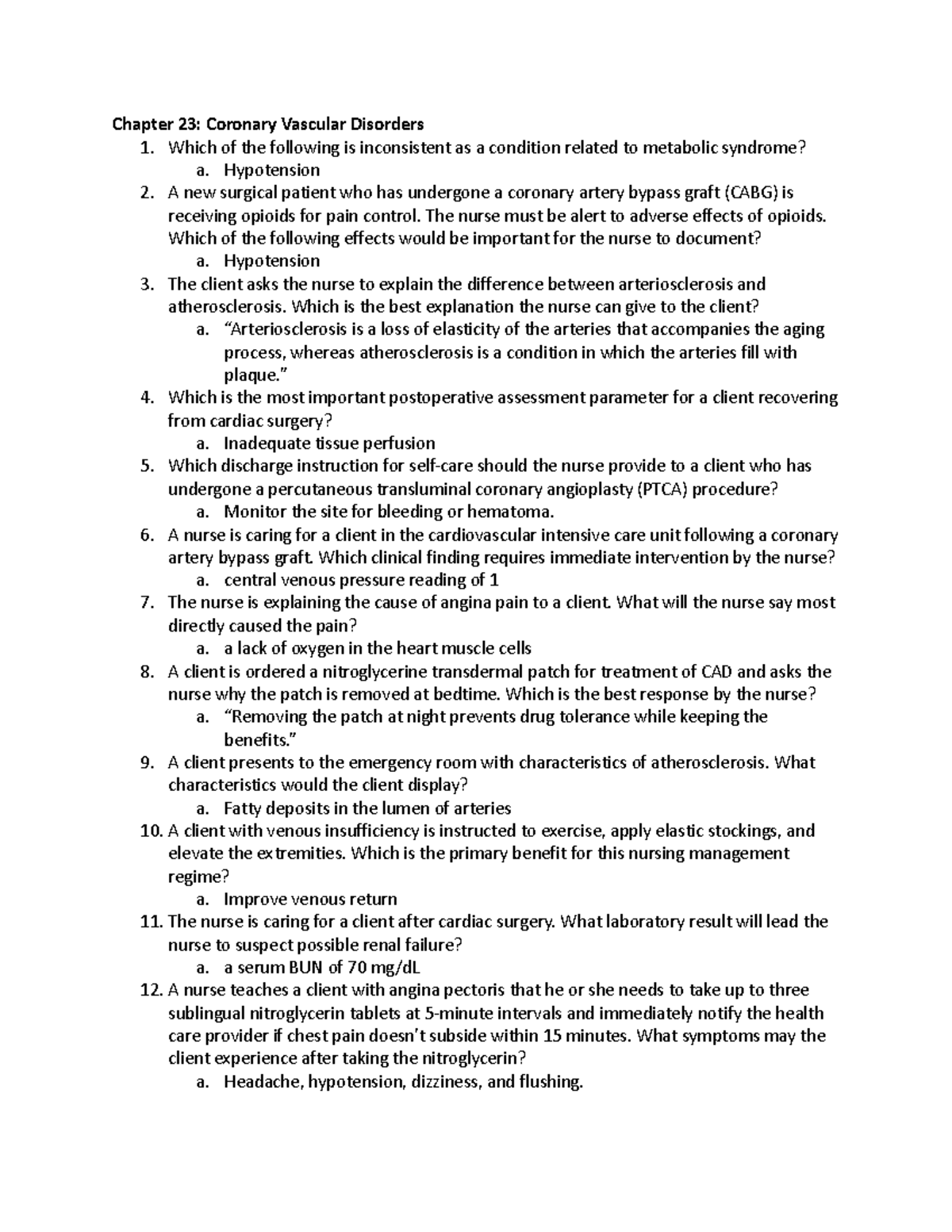 Chapter 23 - Cardiac Dysrhythmias - Chapter 23: Coronary Vascular ...