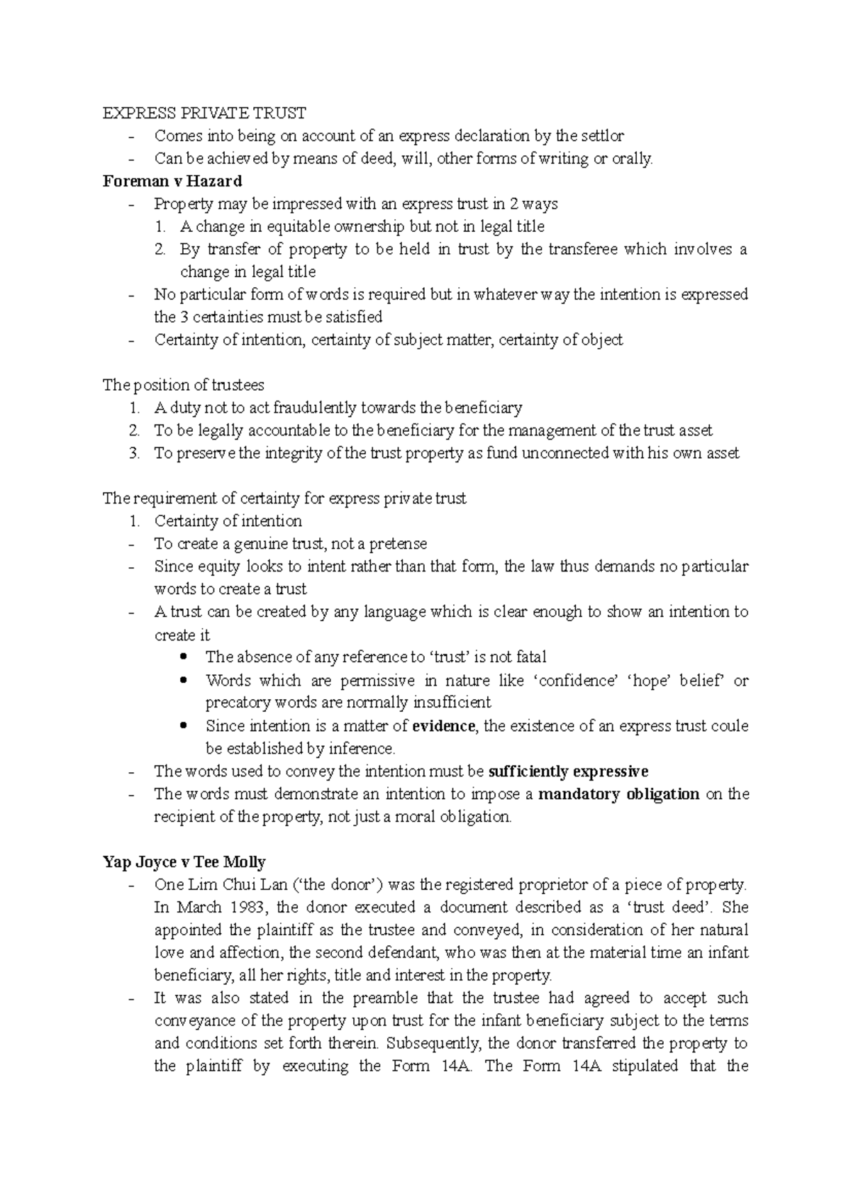 Express Private Trust - EXPRESS PRIVATE TRUST Comes into being on ...