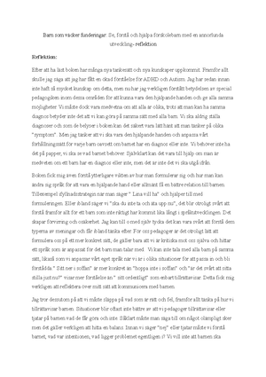 Med sikte på förskolan Anette Sandberg (Red - ) Kapitel 6; Barn med ...