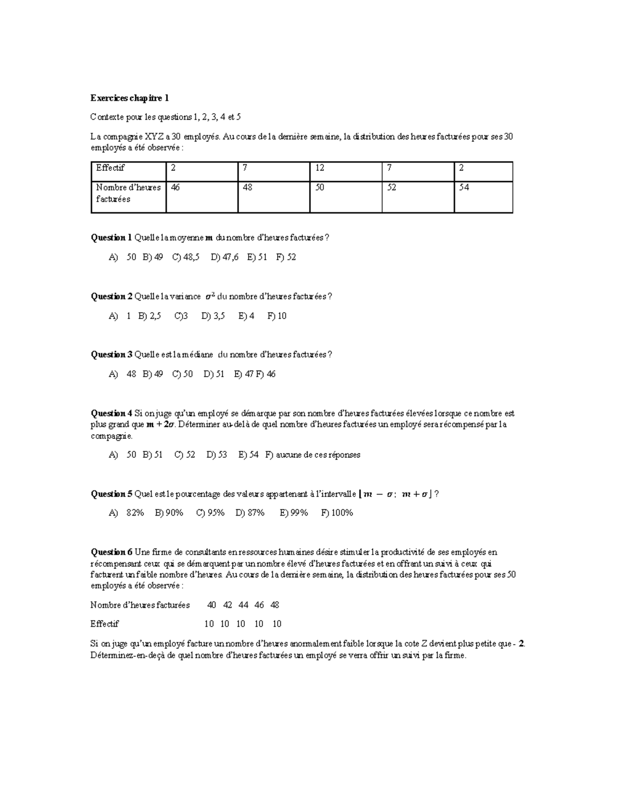 MAT2080 Exercices Chapitre 1 Exercices Chapitre 1 Contexte Pour Les MAT2080 Exercices Chapitre 1 Exercices Chapitre 1 Contexte Pour Les