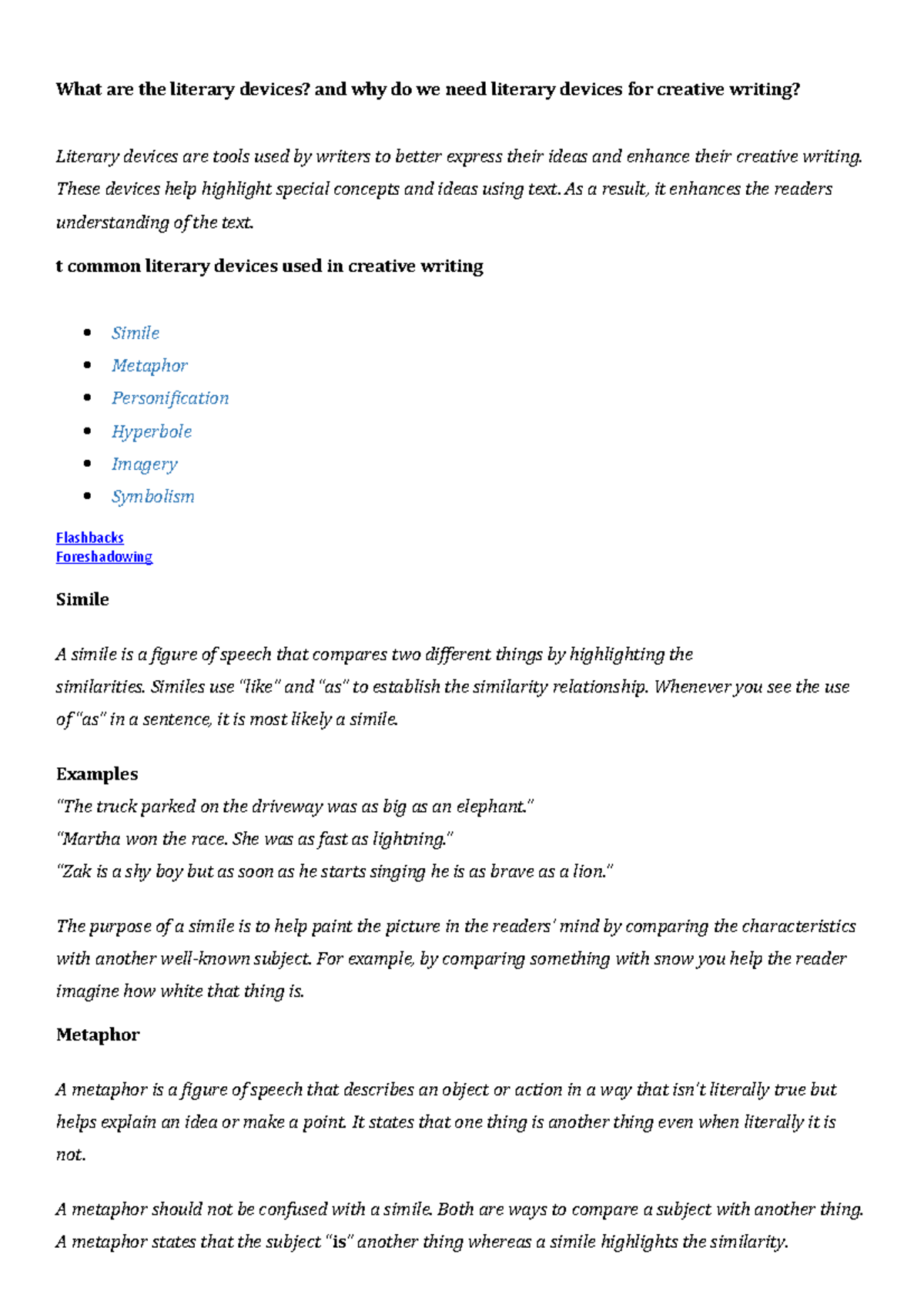 What are the literary devices aaa - These devices help highlight ...
