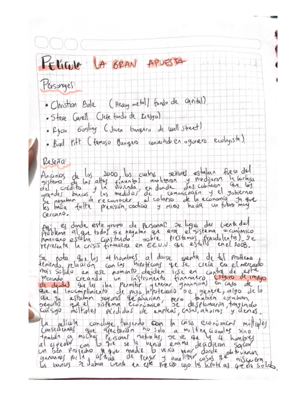 Reseña - Resumen Economia - Studocu