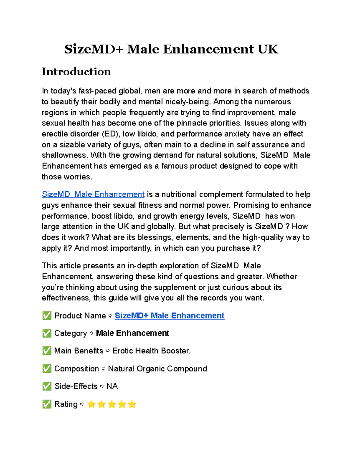 Untitled document (63) - SizeMD+ Male Enhancement UK Introduction In ...