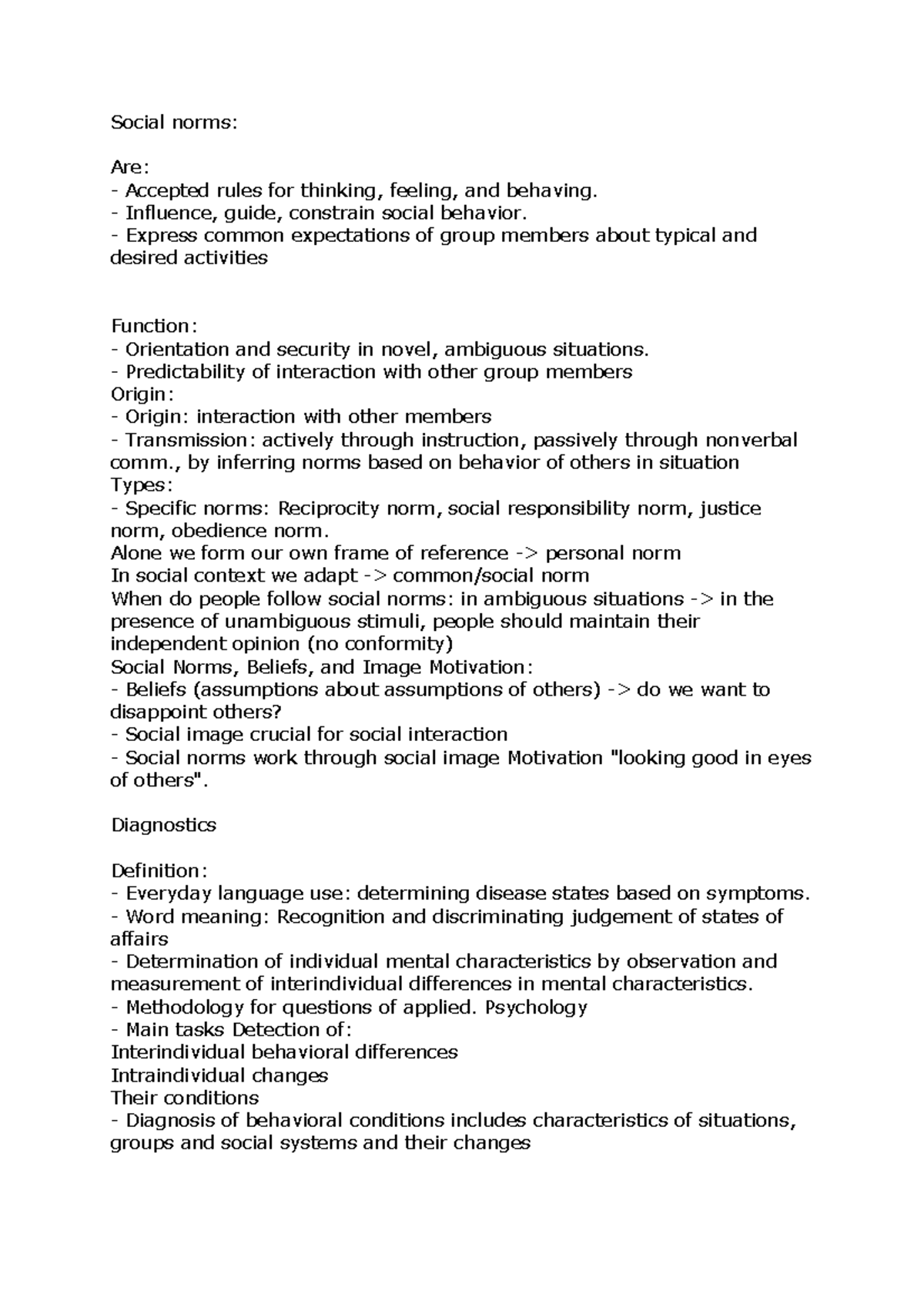 Social norms - Introduction To Cognitive Psychology - Social norms: Are ...