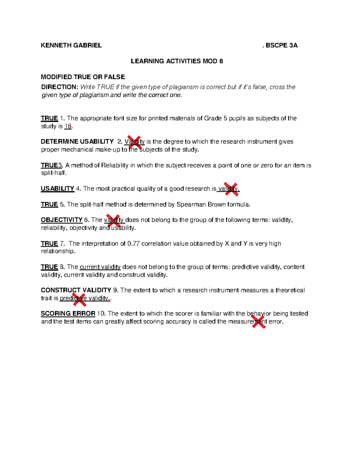 Introduction to Research Methods - KENNETH GABRIEL. BSCPE 3A LEARNING ...