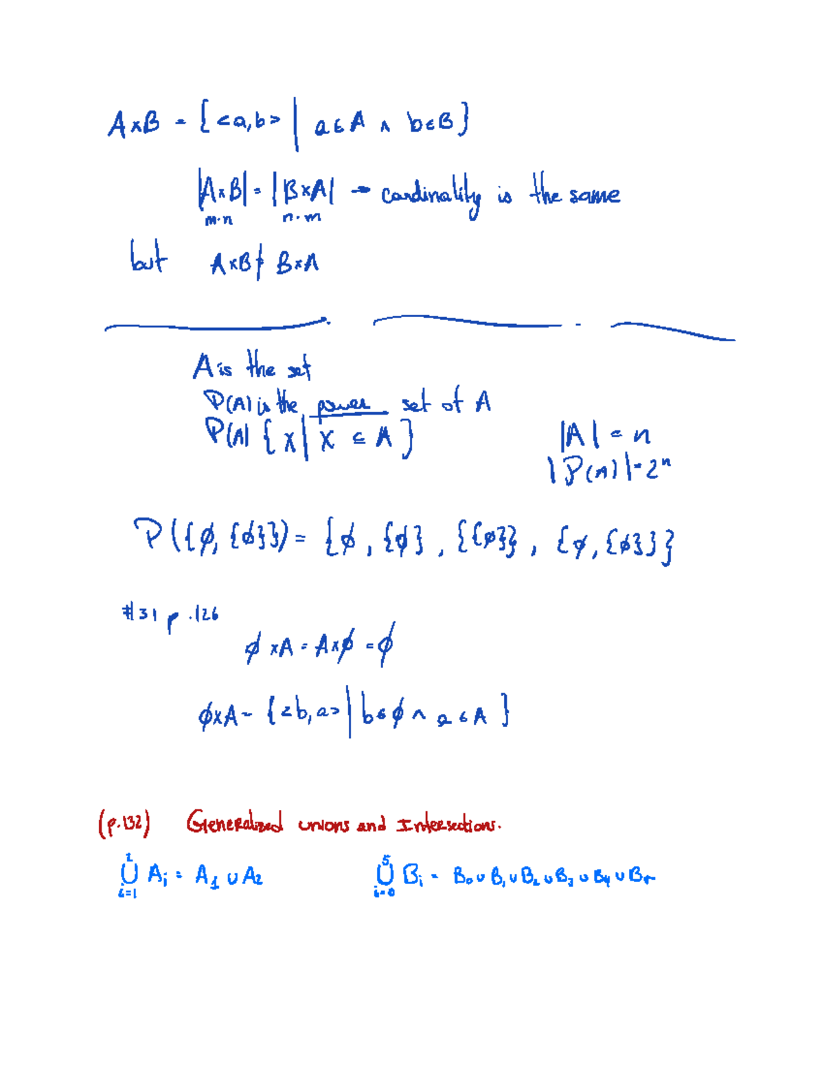 group Theory notes - A xD sa b a EA n be B tax Bt I BHAI cardinality is ...