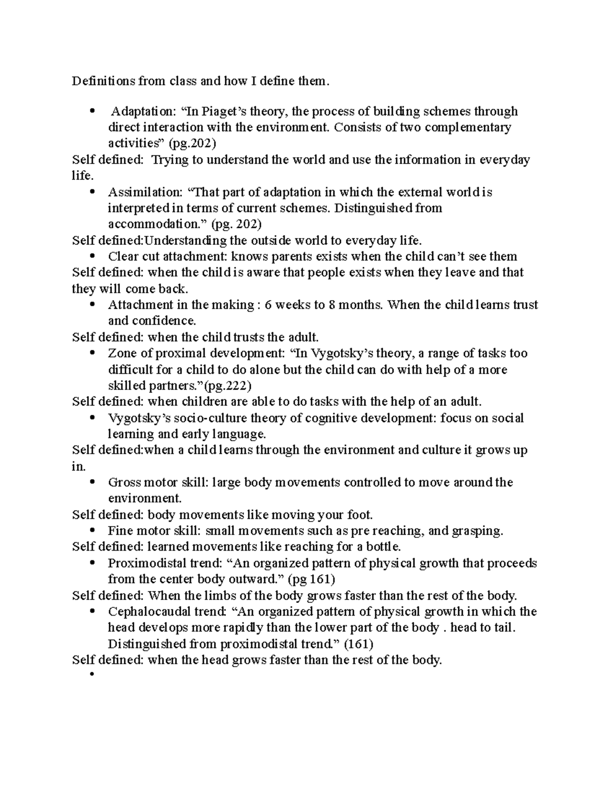 Psy 220 vocab - Definitions from class and how I define them ...