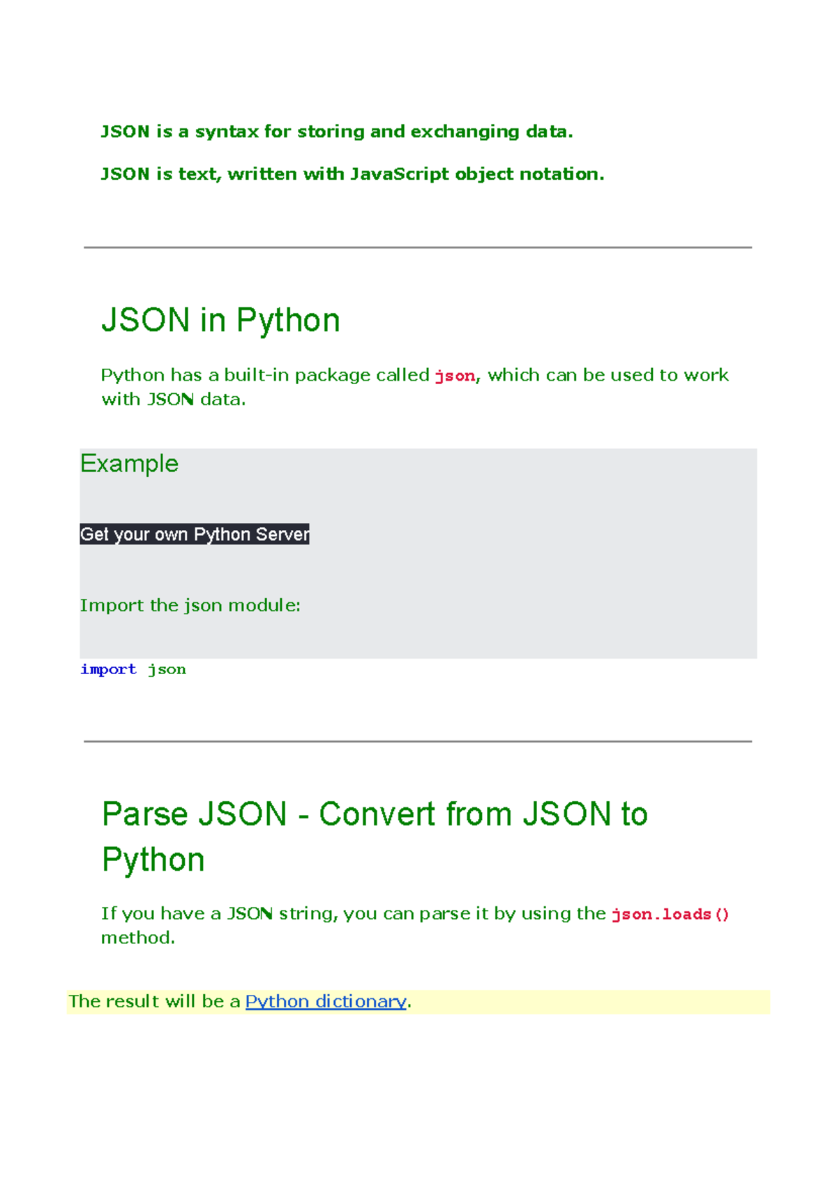 Python notes cmsc 201 (45) - JSON is a syntax for storing and ...