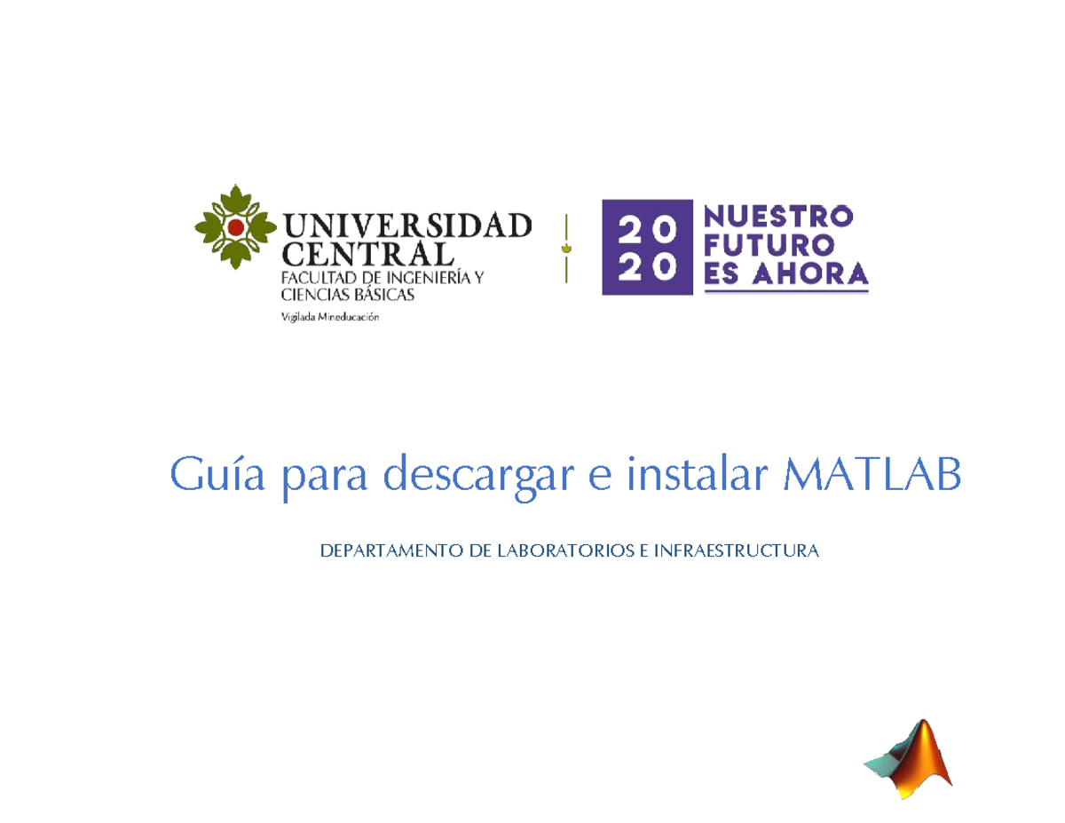 Guia matlab 2020 4 27 - libro - Guía para descargar e instalar MATLAB ...