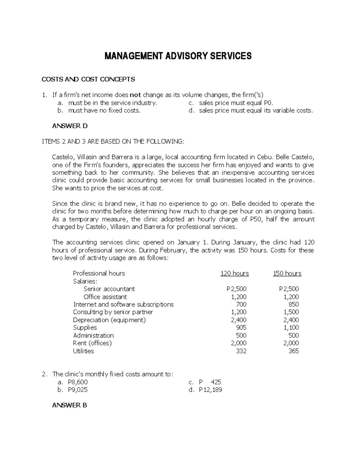 MAS - Small Reviewer - THIS MATERIAL IS SUPPLEMENTAL FOR BSA STUDENTS ...