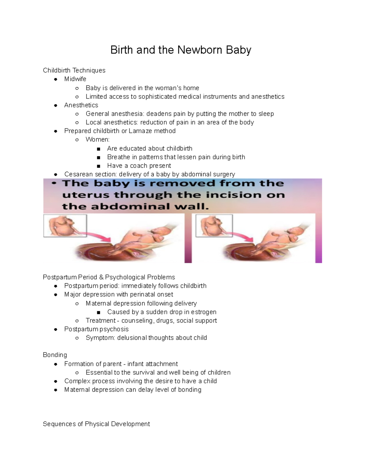 Chapter 3,4,5 - Birth and the Newborn Baby Childbirth Techniques ...