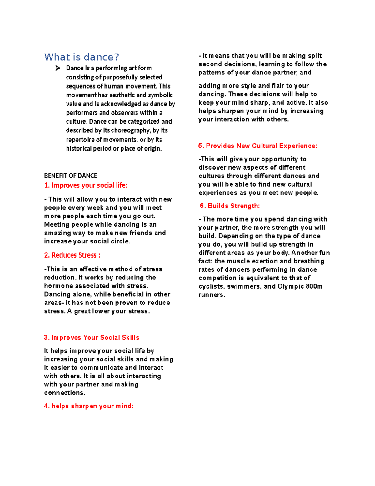 What is dance - grade 9 mapeh second quarter, p.e - What is dance? Dance is a performing art ...