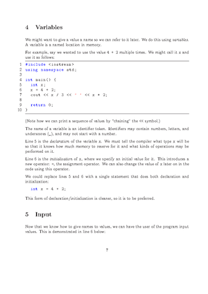 Sequence of character - Data of different types take a different ...