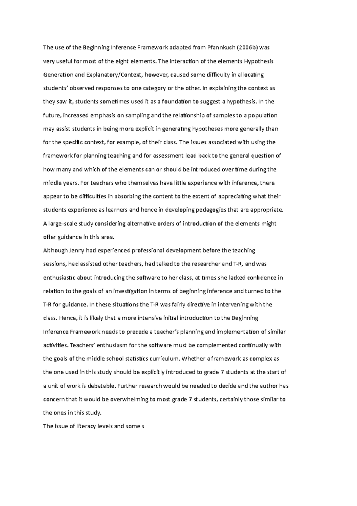 1 Statistical Inferences Smart Ideas And Notes The Use Of The Beginning Inference Framework