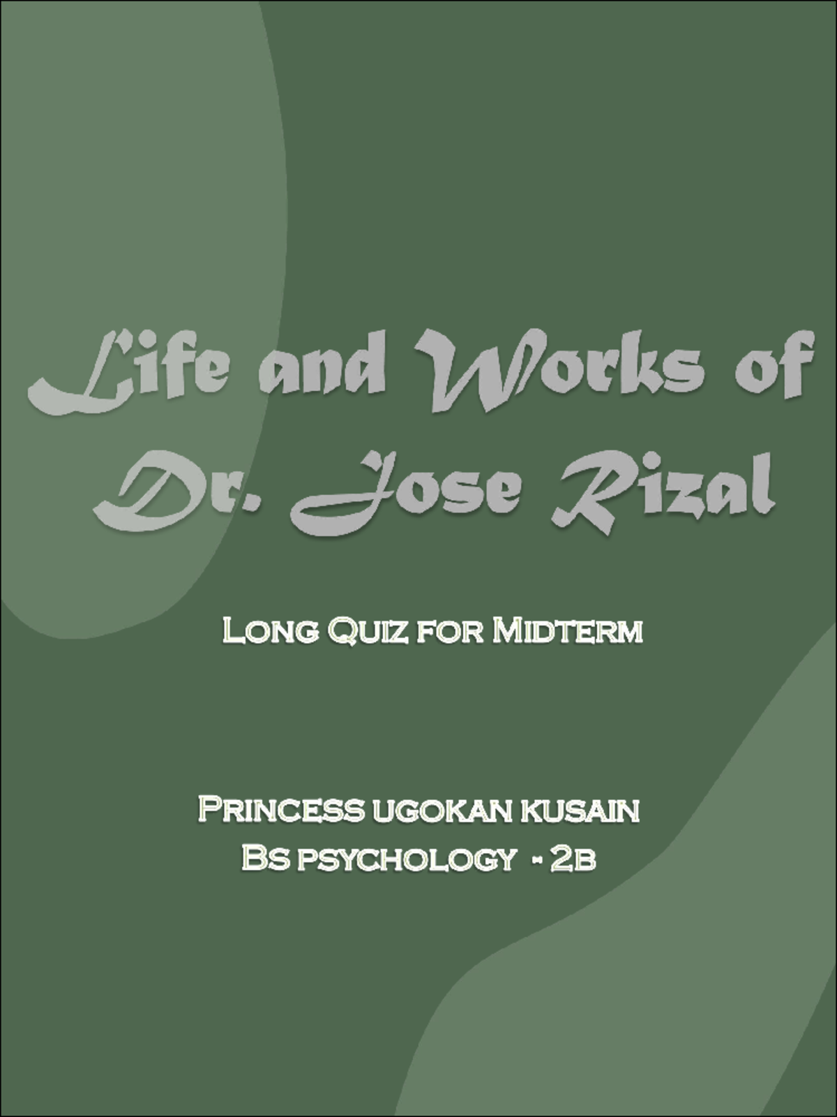 Jose Riza Life Works and Writings - PART I. FAMILY PICTURES OF RIZAL ...