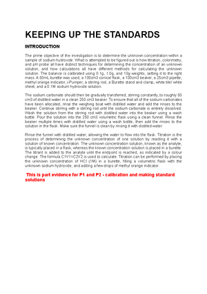 BTEC Applied Science Level 3 Extended Diploma UNIT 2 Assignment A Cooling Curves AND Stearic ...