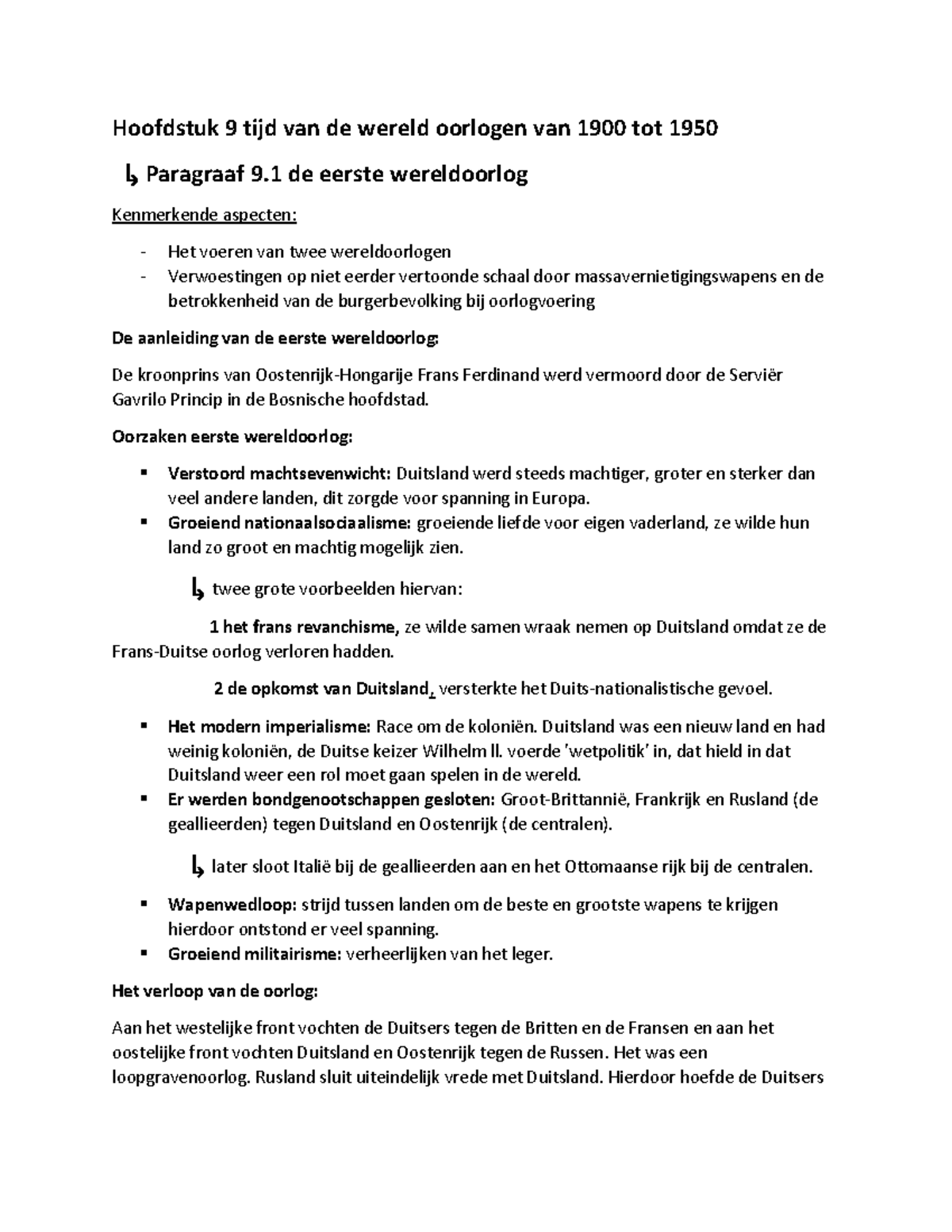 Geschiedenis samenvatting hoofdstuk 9 en 10 + examen katern 2 ...