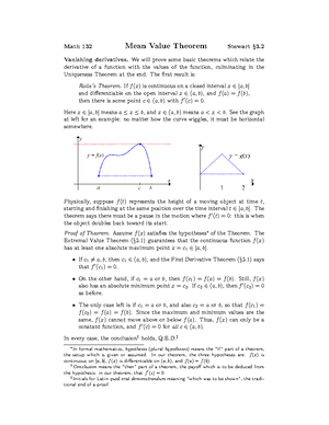Chapter 3 Notes (fill-in-the-blank) - MTH 132 - Calculus 1 - Fall 2023 ...