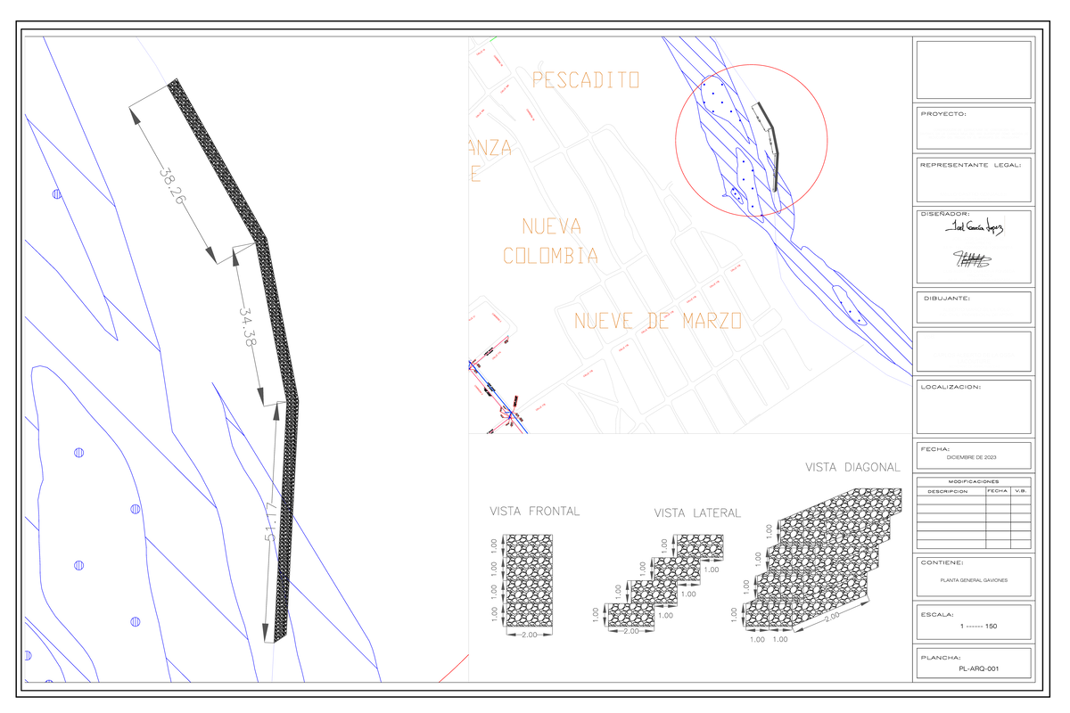 Plano Record Consorcio Gaviones - P CALLE 17B CARRERA 4 CALLE 16A CARRERA 1B CALLE 16 CARRERA 3 ...