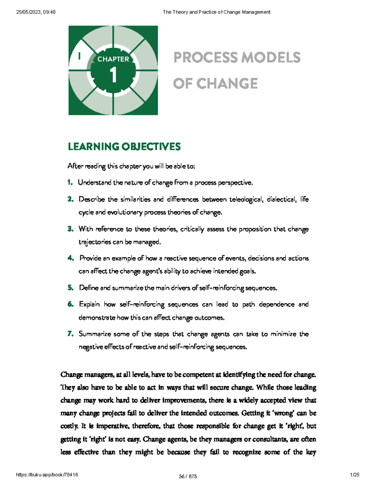 The Theory and Practice of Change Management by John Hayes (6th edition ...