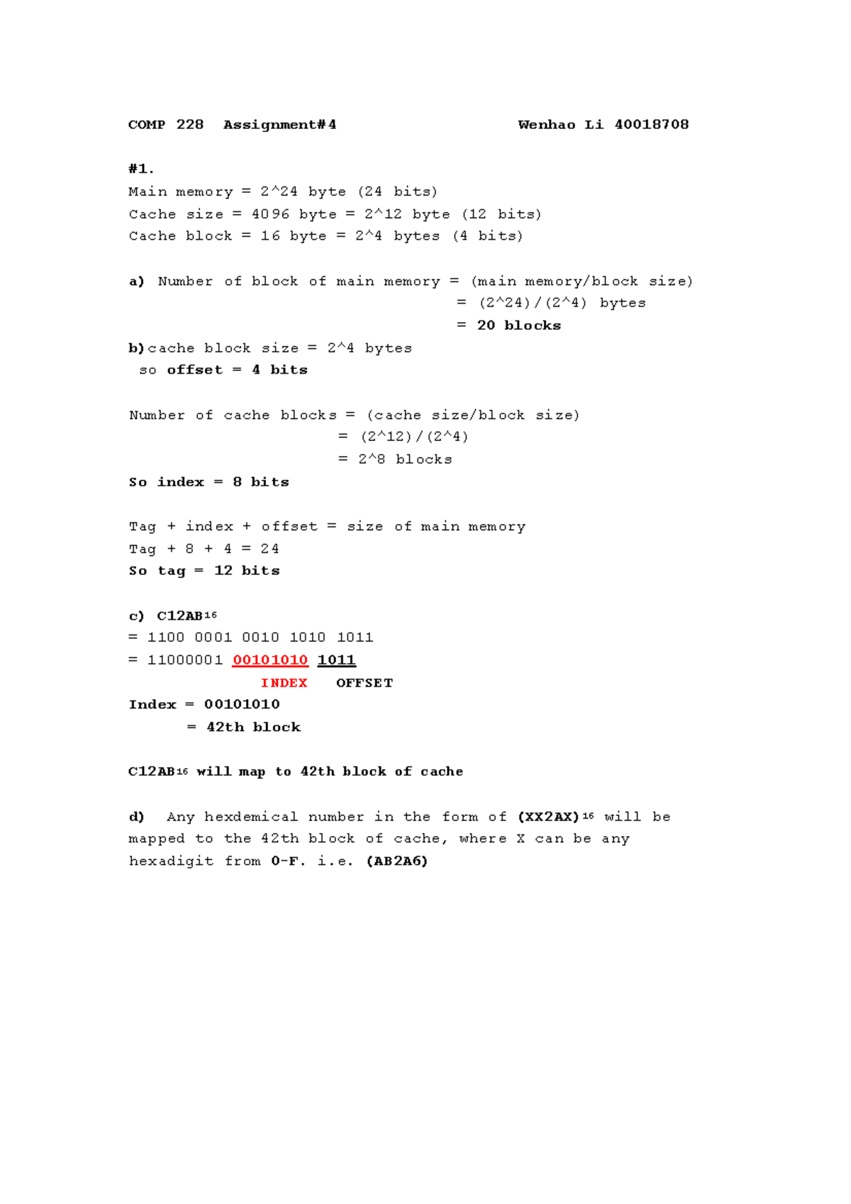A2 - assignment 2 - COMP 228 Assignment#4 Wenhao Li 40018708 #1. Main ...