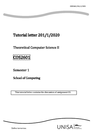 COS2661 Assignment 3 2022 - COS2661/104/0/ COS ASSIGNMENT 03 100% Marks ...