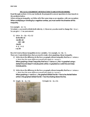 Pre-Class Week 2 (Union Rule of Sets) Fall 2022 - MGF 1106 PRE-CLASS ASSIGNMENT WEEK 2– SET ...