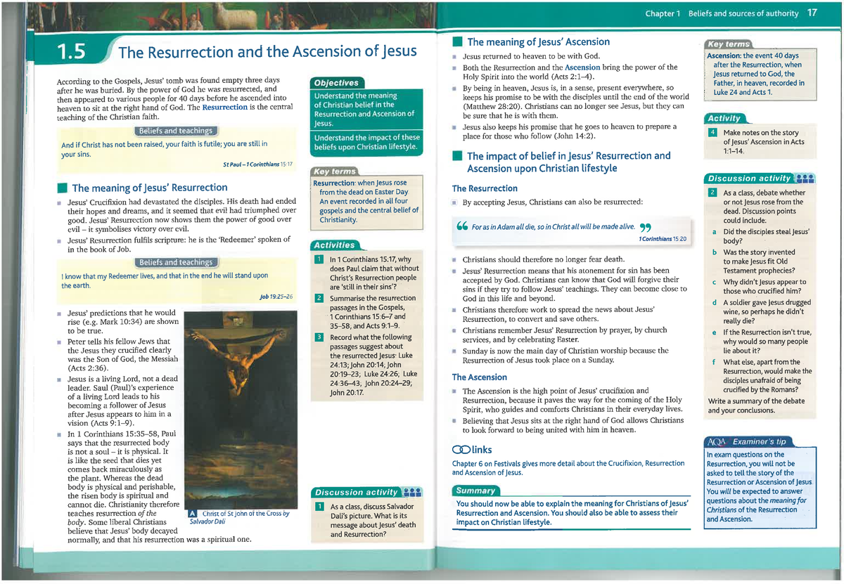 The Resurrection PDF - Notes on Jesus Ressurrection - Chapter 1 Beliefs ...