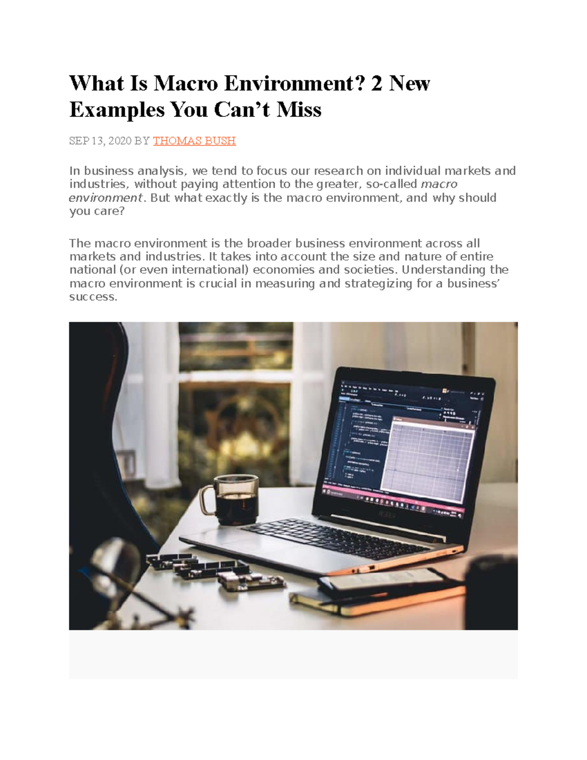 What Is Macro Environment - But what exactly is the macro environment ...