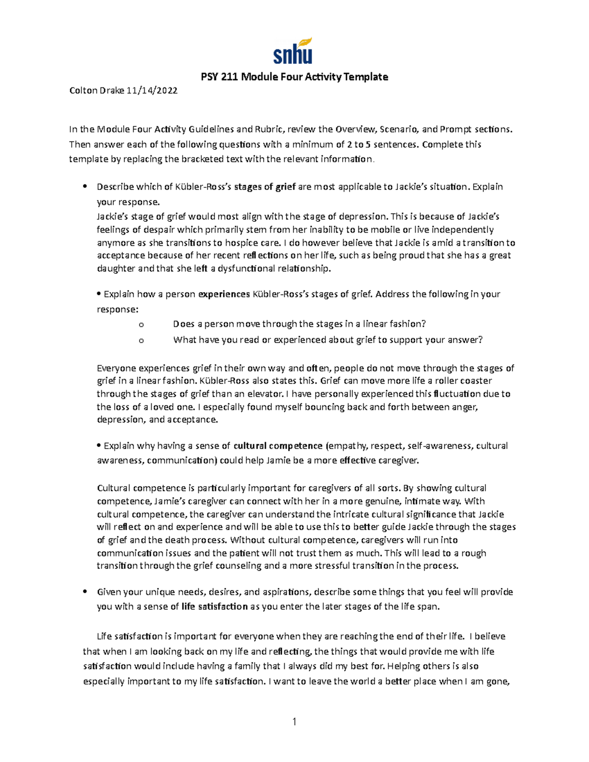 Module 4 Activity - PSY 211 Module Four Activity Template Colton Drake ...