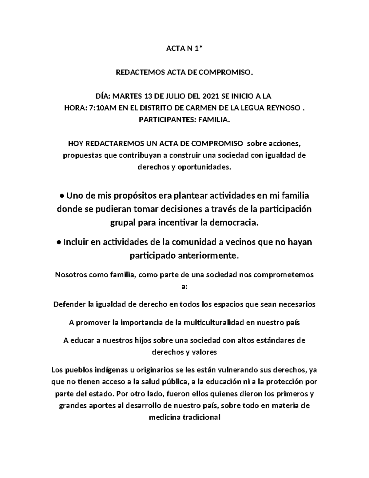 Acta de compromiso ..docx yuriko rodriguez saldarriaga - ACTA N 1 ...