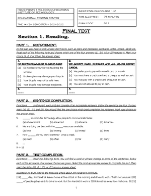 Skill For Toiec Test - Tai Lieu Tham Khao - C o l l in s English for ...