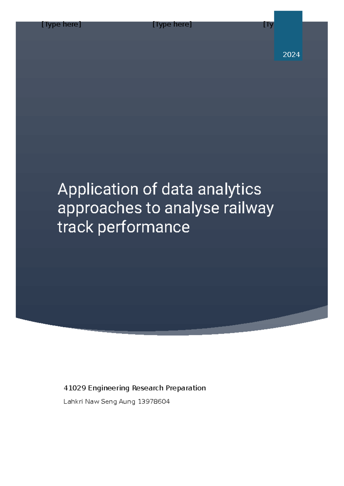 Lit Rev 2 - reserach prep- litature review - Application of data ...