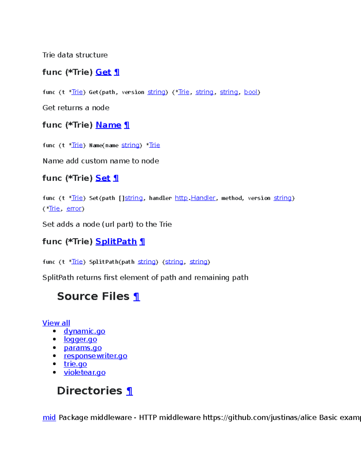 Trie data structure - Computer technology essays - Trie data structure func (*Trie) Get ...