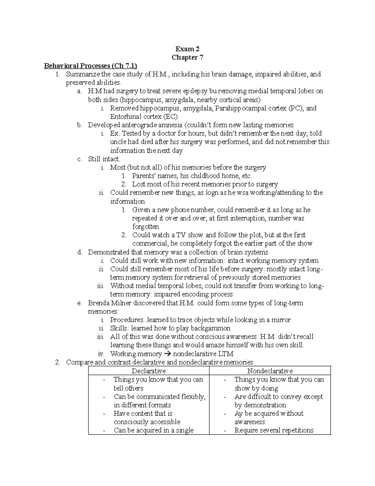 PSYC 251 Exam 2 - Contains detailed notes regarding unit 2 of Learning ...