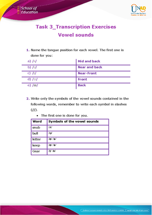 Activities guide and evaluation rubric - Unit 1- Task 1 - Main Concepts - Universidad Nacional ...