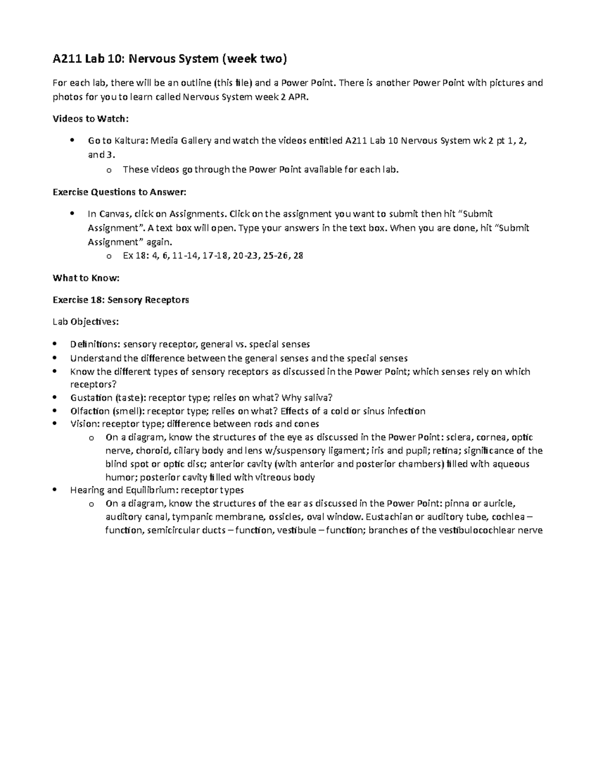 Exercise 26 - Human anatomy lab to explore structures was fun to do ...