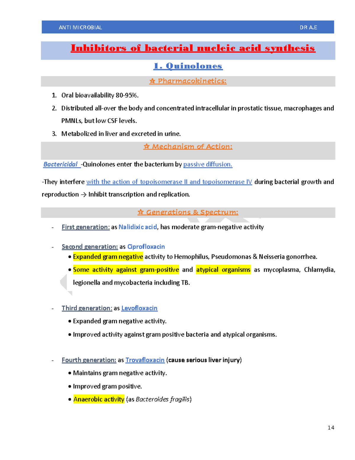 Nucleic Acid Synthesis Inhibitors Examples at Michael Mahoney blog