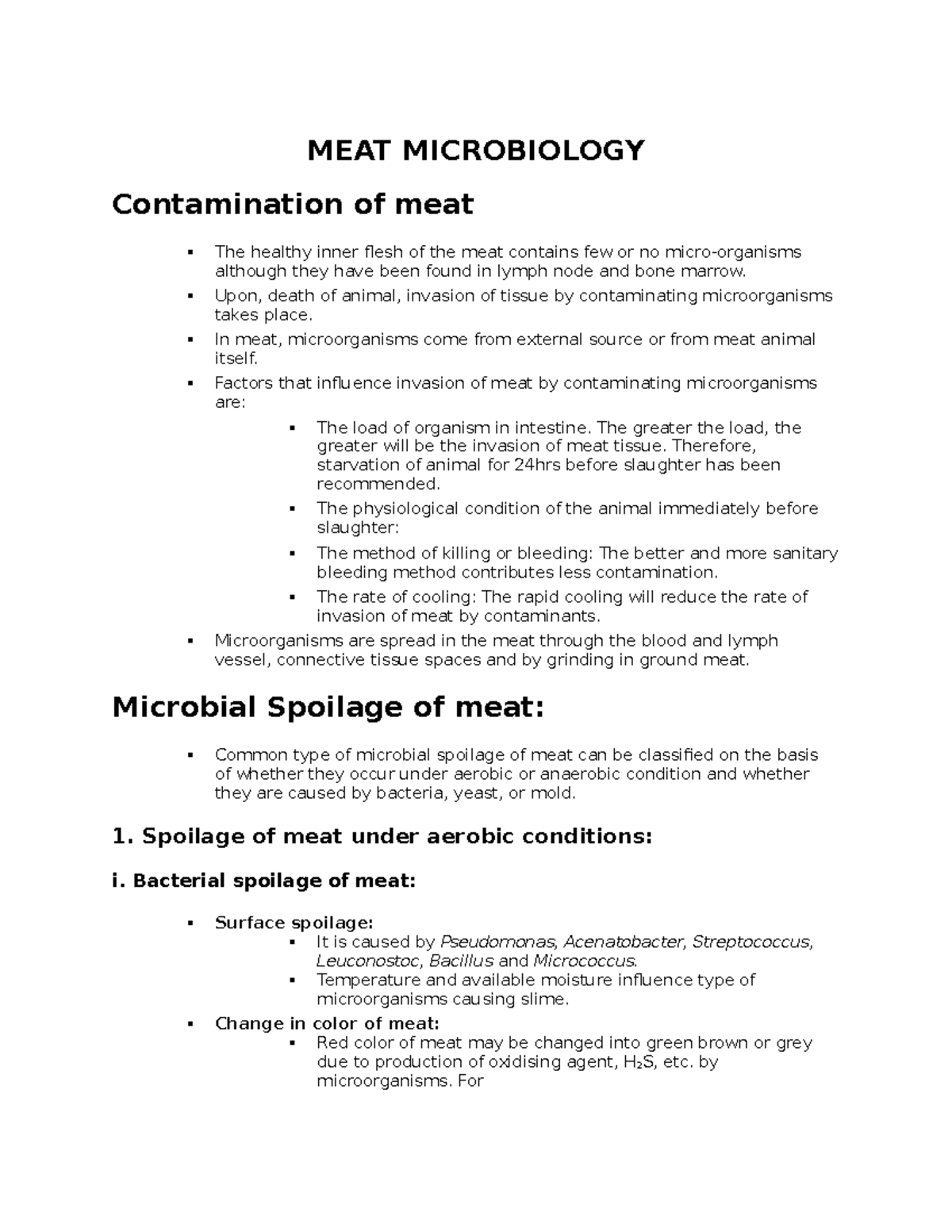 Meat Industry Microbiological Methods at Alfredo Russell blog