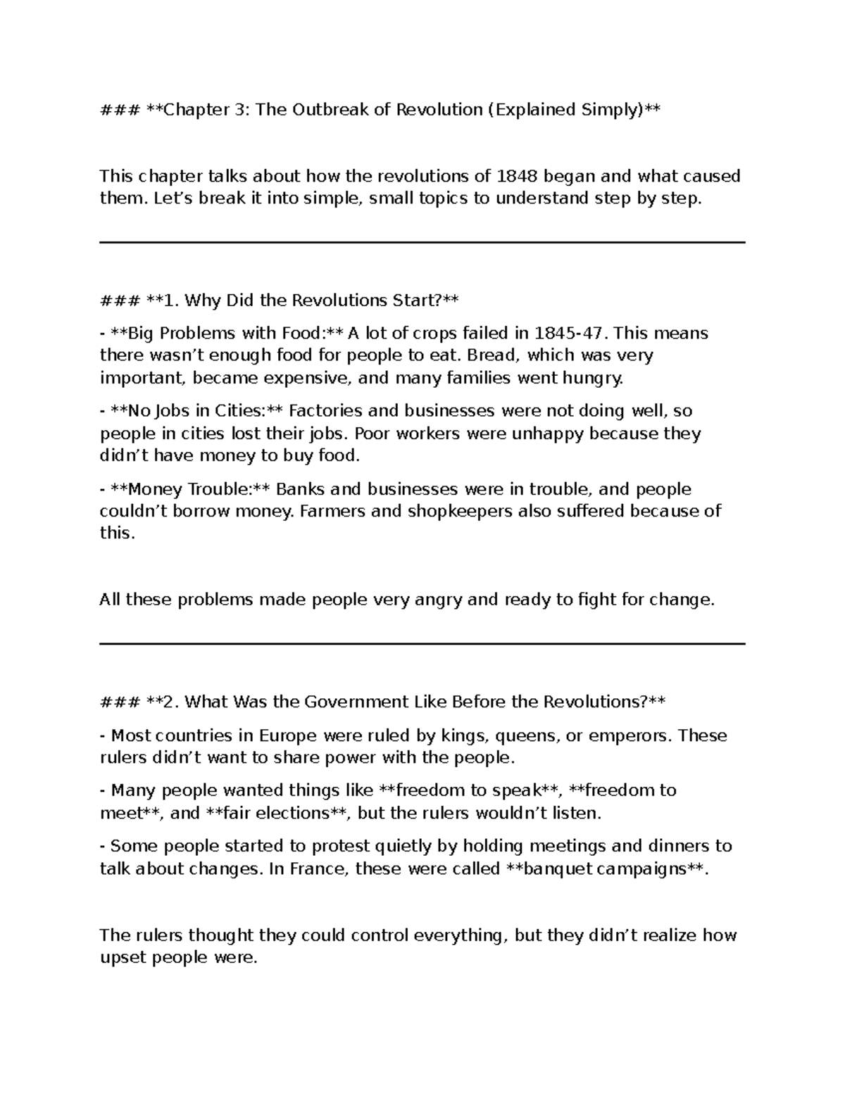 Document (17) - Summary in chapter 3 - Chapter 3: The Outbreak of ...