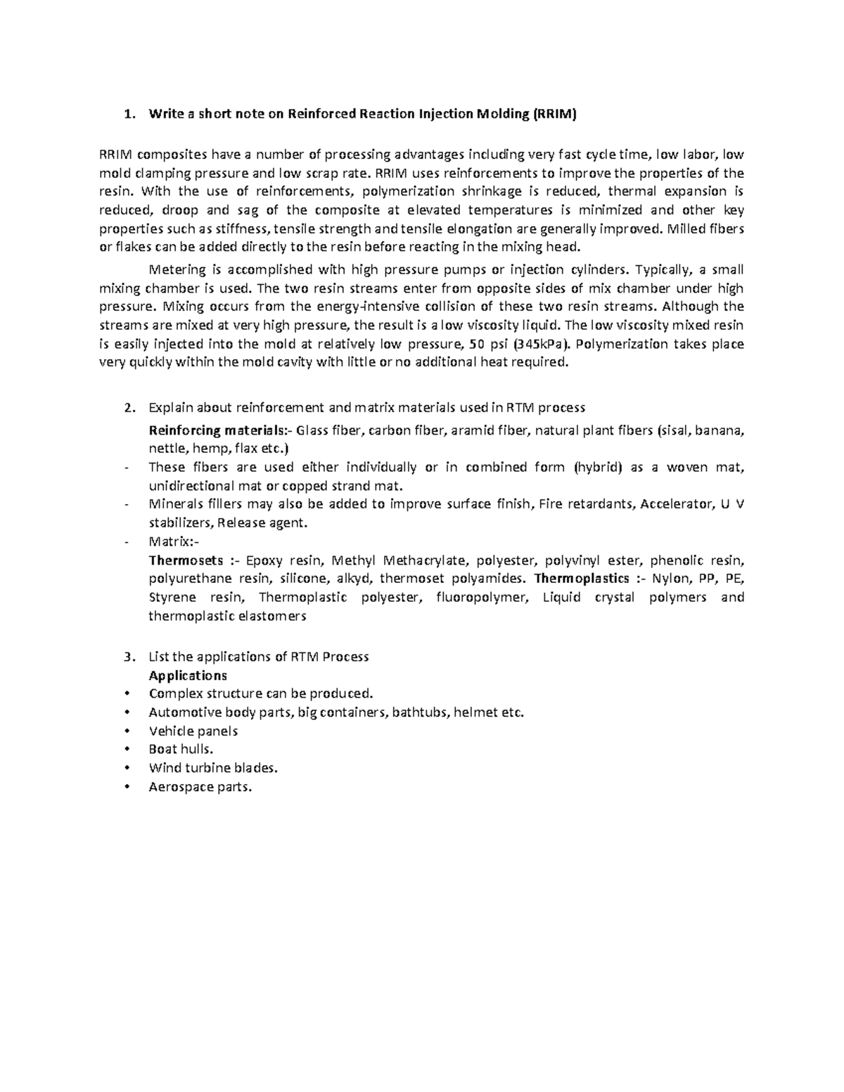 Class 7 qa 2 Prof Supriya 1 Write A Short Note On Reinforced